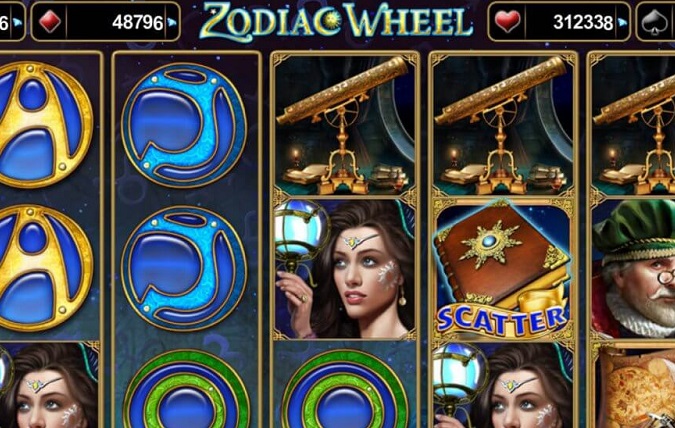 Zodiac Wheel slot game features the EGT software platform.
