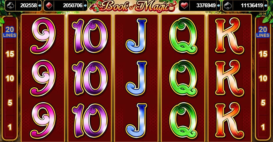 Book of Magic slot offers excellent graphics and animations.