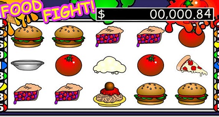 Food Fight – A classic 5 reel 9 payline video slots game.